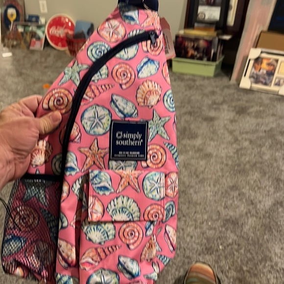Simply Southern | Bags | Single Strap Backpack Pink In Color With ...